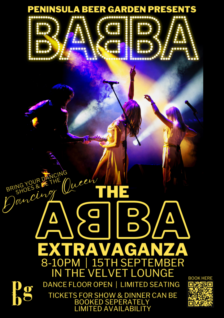 BABBA - Friday September 15th 2023 - Peninsula Beer Garden